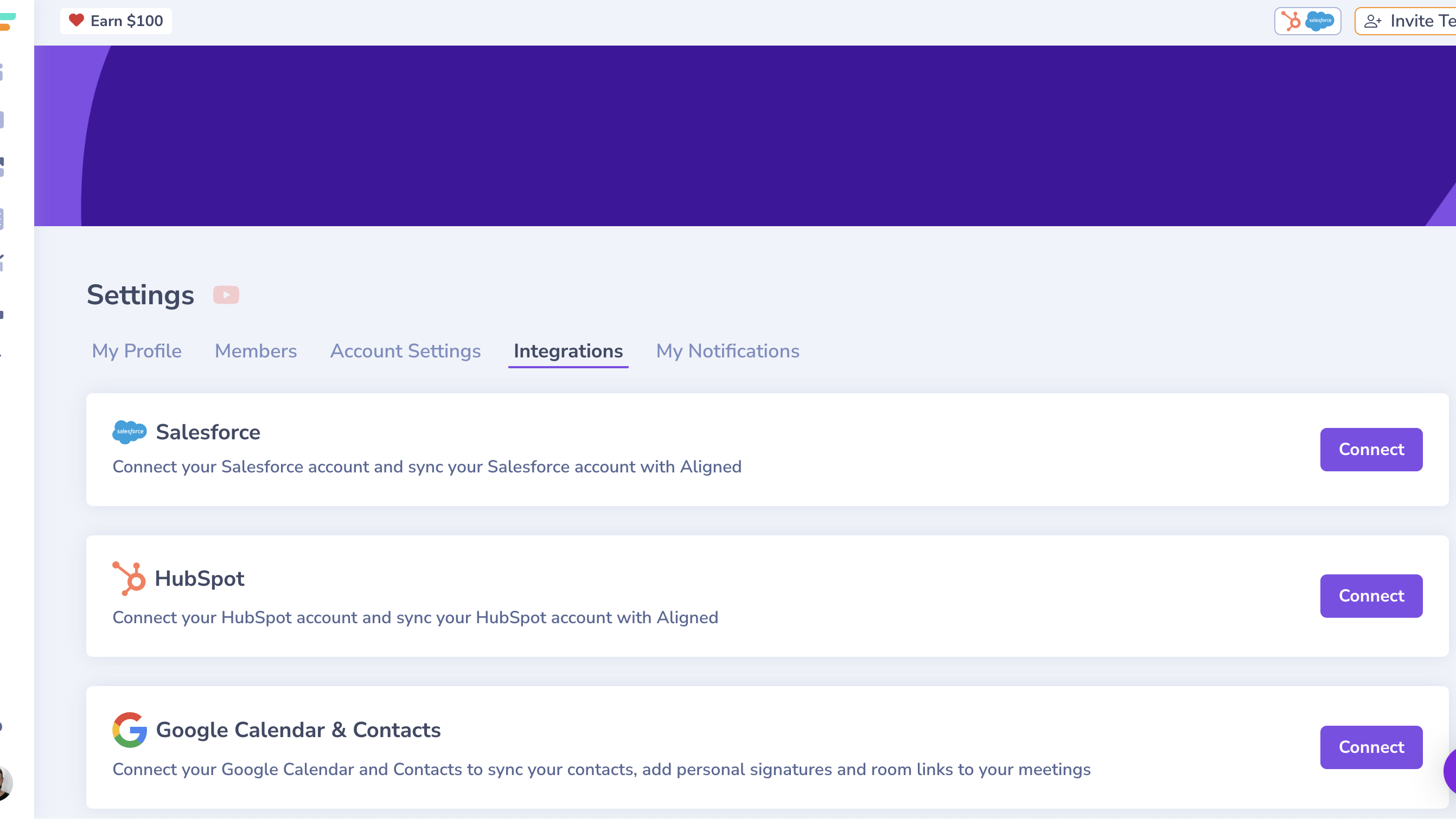 Aligned HubSpot Integration | Connect Them Today